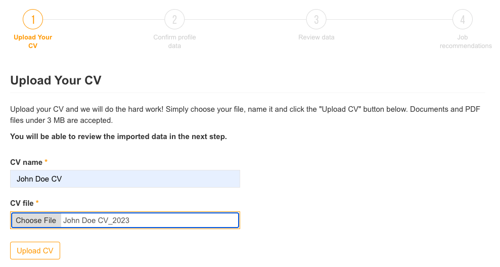 How to upload or update your CV? – Devex